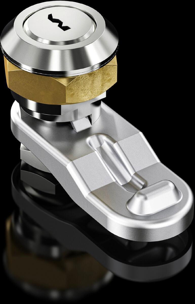 Rittal SZ 2530.000 Vorreiberverschluss, Zink-Druckguss, vernickelt, mit ...