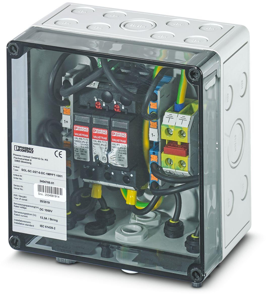 Phoenix Contact Generatoranschlusskasten - SOL-SC-3ST-0-DC-1MPPT-1001 ...