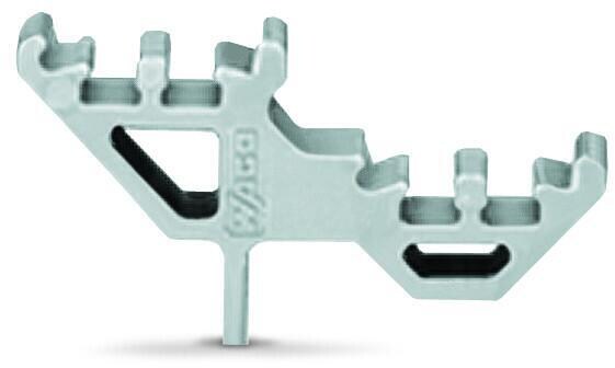 Wago 279-529 Adapter, für Doppelstockklemmen, grau Elektroshop Wagner