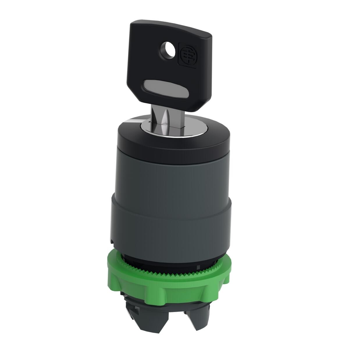 Schneider Electric Frontelement Schlüsselschalter, Ø22, 2 Stellungen ...