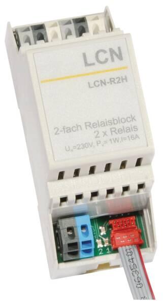 Issendorff Mikroelektronik 30115 LCN R2H Relaismodul mit Versorgung , 230 V/16 A Elektroshop Wagner