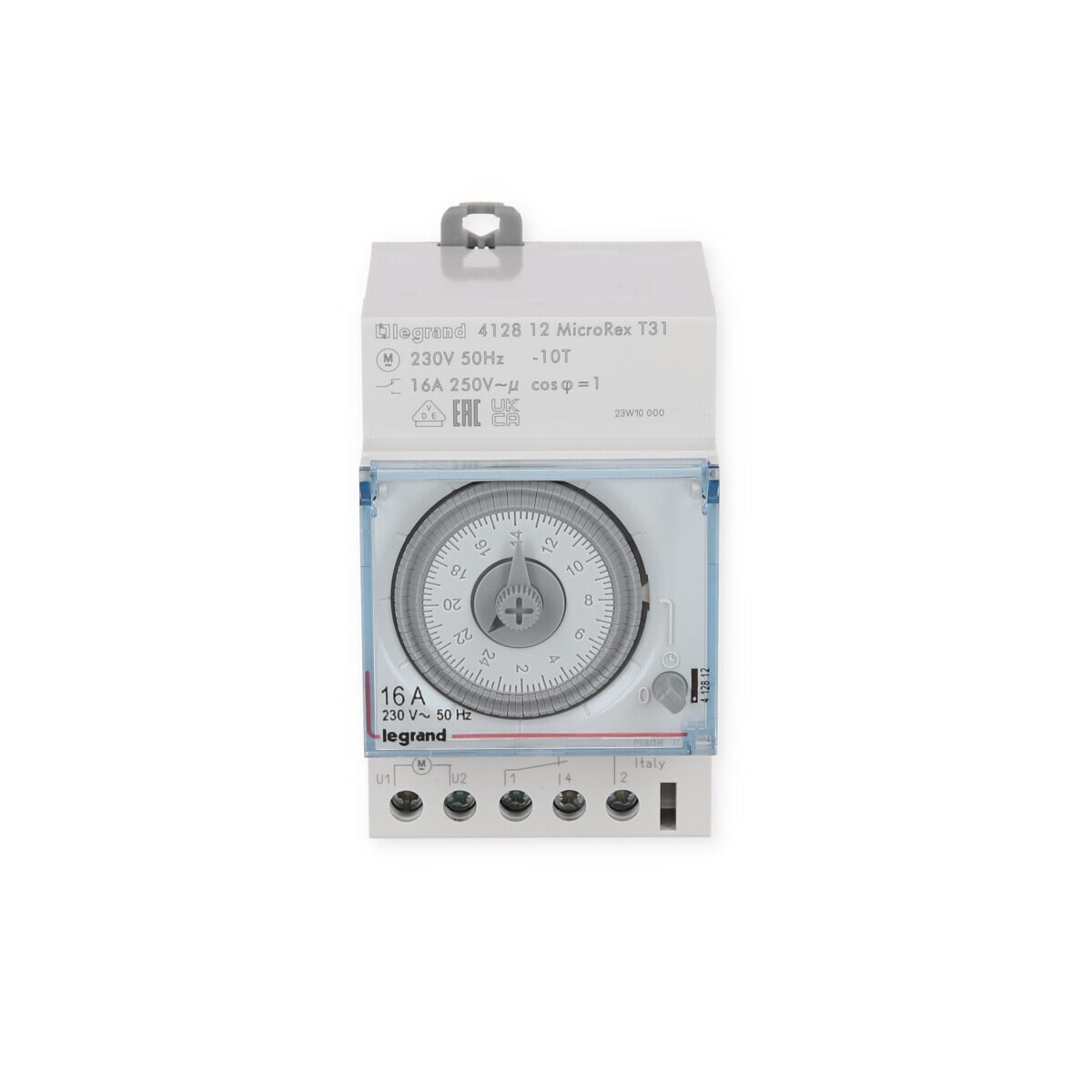 Legrand MicroRex T31 Tagesschaltuhr, Synchronmotor, analog, 1 Kanal ...
