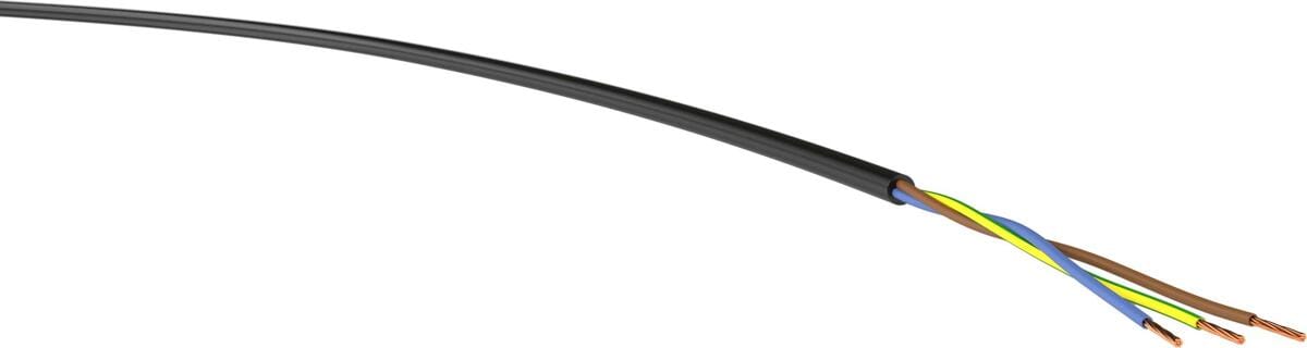 Elmat PVC-Schlauchleitung H03VV-F 3Gx0,75, schwarz, Ring, 50 m ...