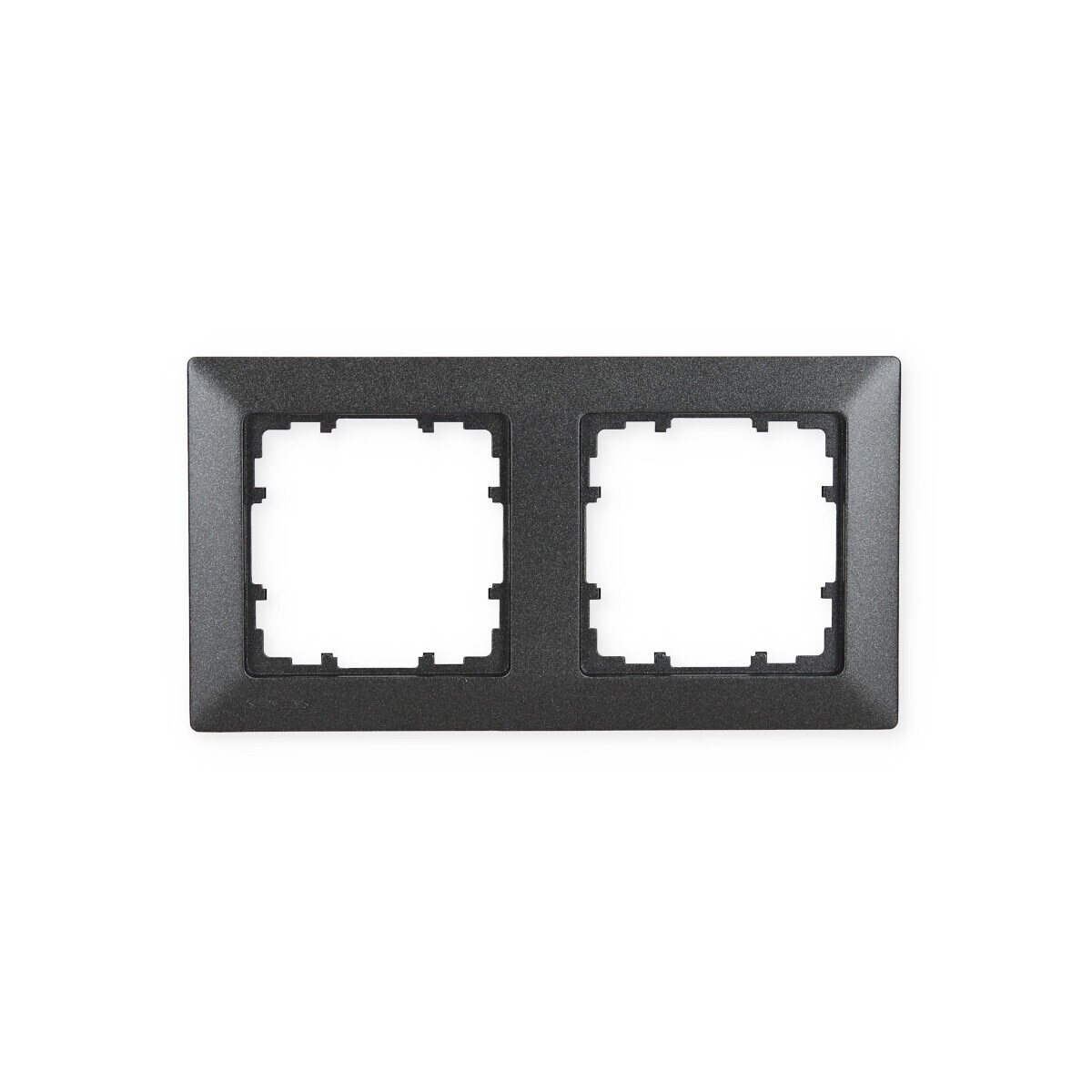 Siemens DELTA line Rahmen 2fach, 151x80mm, carbon-metallic (5TG25526 ...