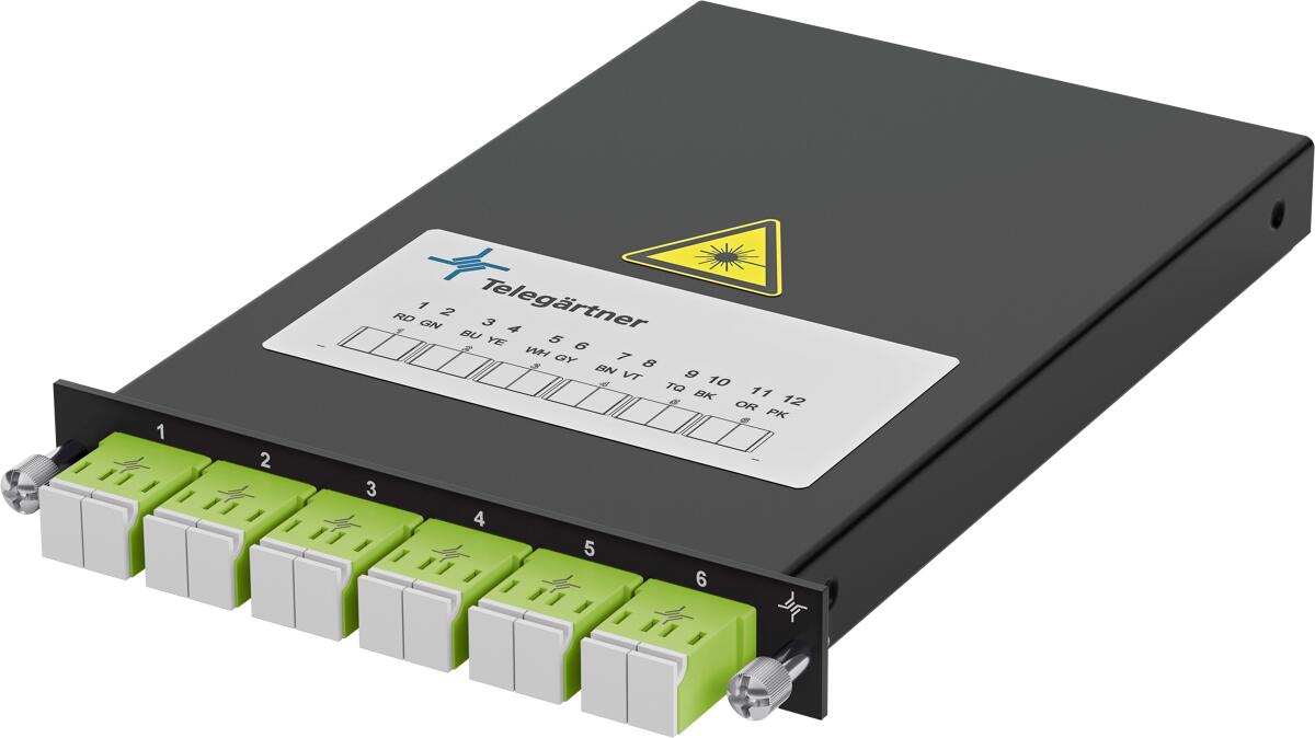 Telegärtner LWL Patch-Modul, 6xLC-D, OM4 (100022378) Elektroshop Wagner