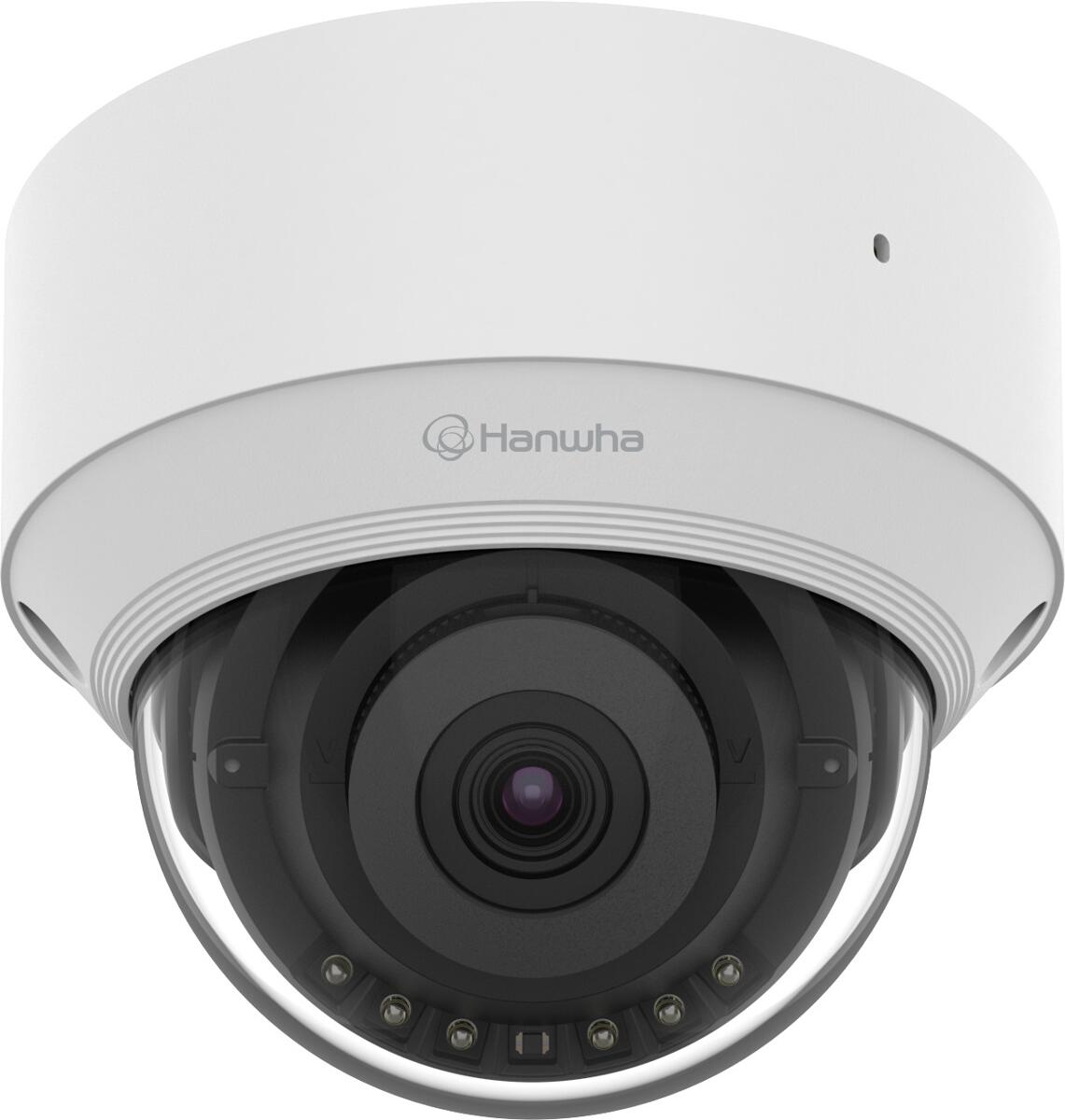 Hanwha Vision 5MP AI IR Dome Kamera, Max. 5MP Auflösung, weiß (QND ...