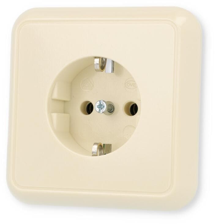 Elso 205020 Steckdose mit Vollplatte 16A Fashion/Riva/Scala Steckklemme ...