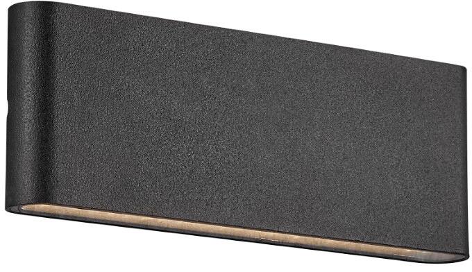 Nordlux Kinver 26 Wandleuchte, 10 Watt, 990lm, LED Modul, IP54, schwarz ...