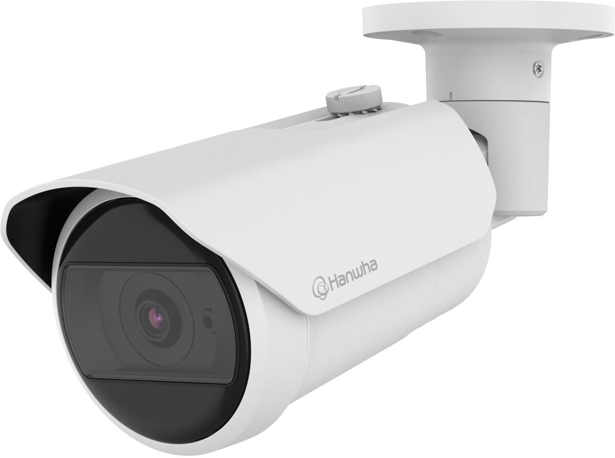 Hanwha Vision 5MP AI IR Bullet Kamera, Max. 5MP Auflösung, KI-Engine ...