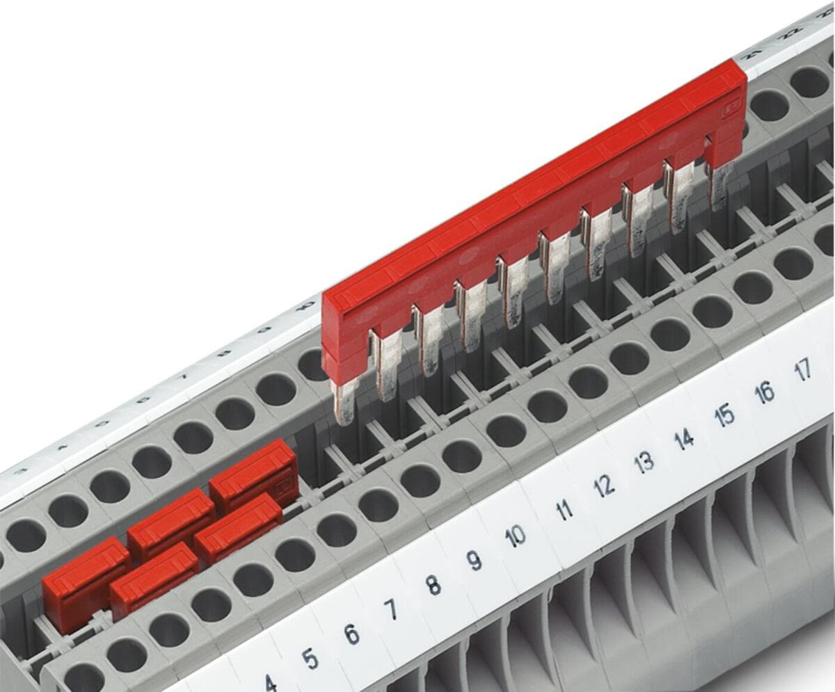 Phoenix Contact Steckbrücke - FBS 5-3,5, 5-polig, rot (3213043 ...