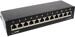 InLine® Patchfeld Cat.6A, 12-fach, Tisch/Wand-Montage, schwarz RAL9005 ...