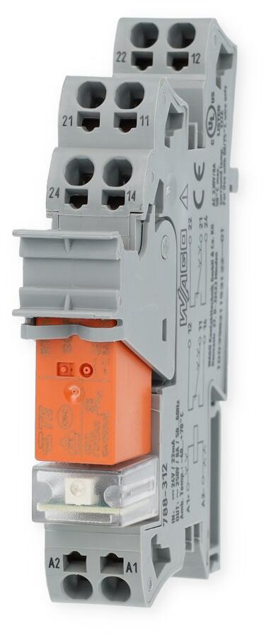 Wago 788-312/003-000 Relaismodul DC 24V, 2 Wechsler, 8 A, 15 mm ...