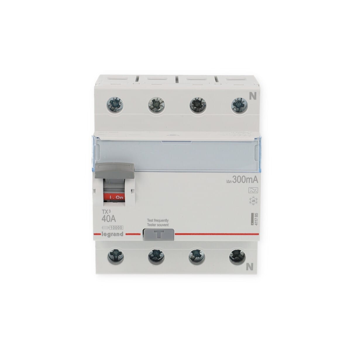 Legrand 411785 TX3 FI-Schutzschalter 40A, 4-Polig, 300mA, Typ-A ...