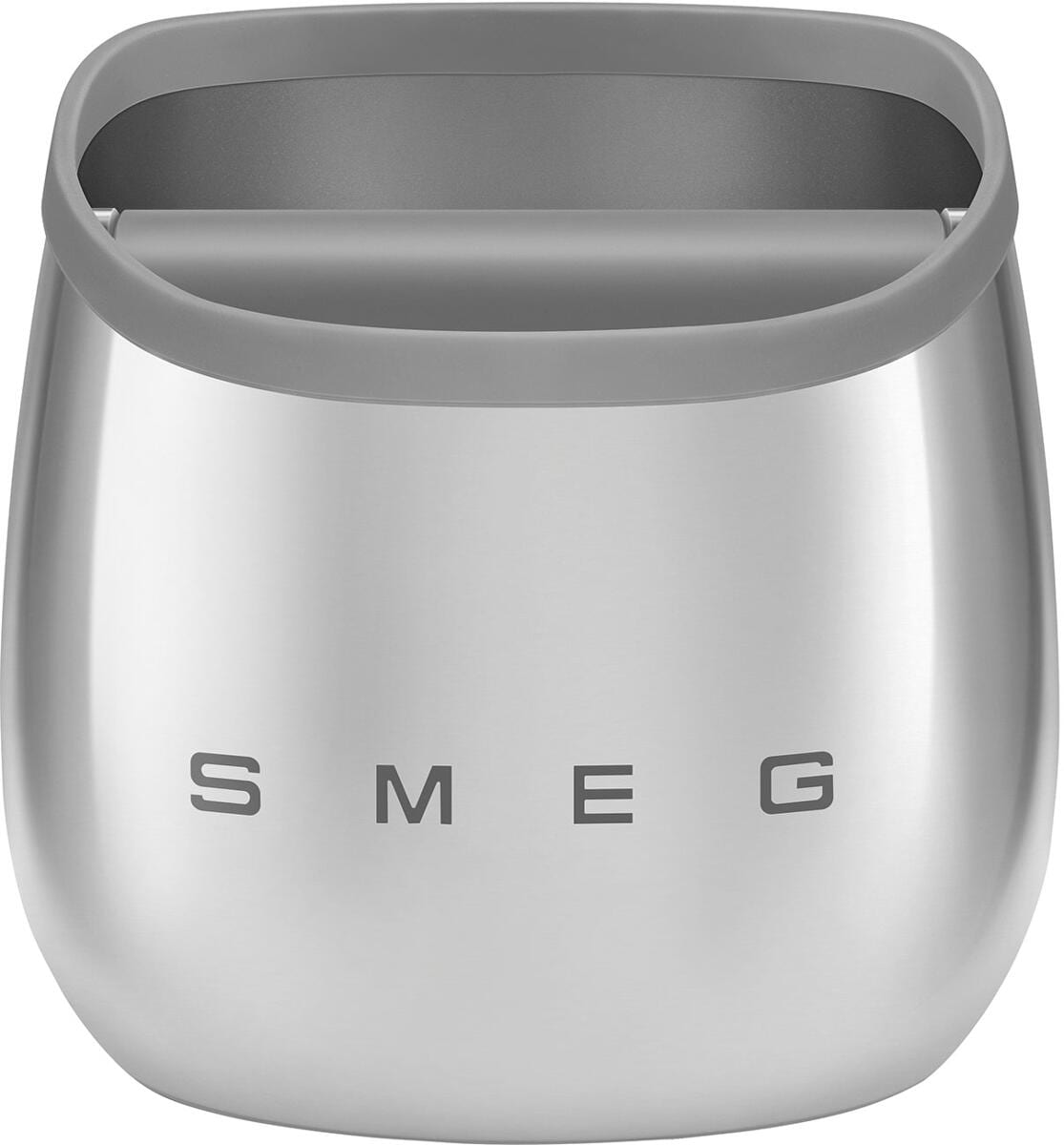 Smeg ECKB01 Knockbox, Edelstahl, für alle Espressosiebträgermaschinen ...