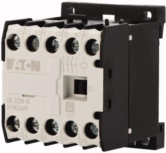 Eaton DILEEM-10 24V50/60Hz Leistungsschütz, 3p+1S, 3kW, 400V, AC3 ...