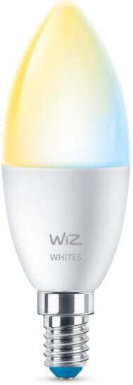 Wiz Wi-Fi BLE 40W C37 E14 927-65 TW 1PF/6 LED-Lampe in Kerzenform, 4,9W, 470lm, 2700-6500K ...