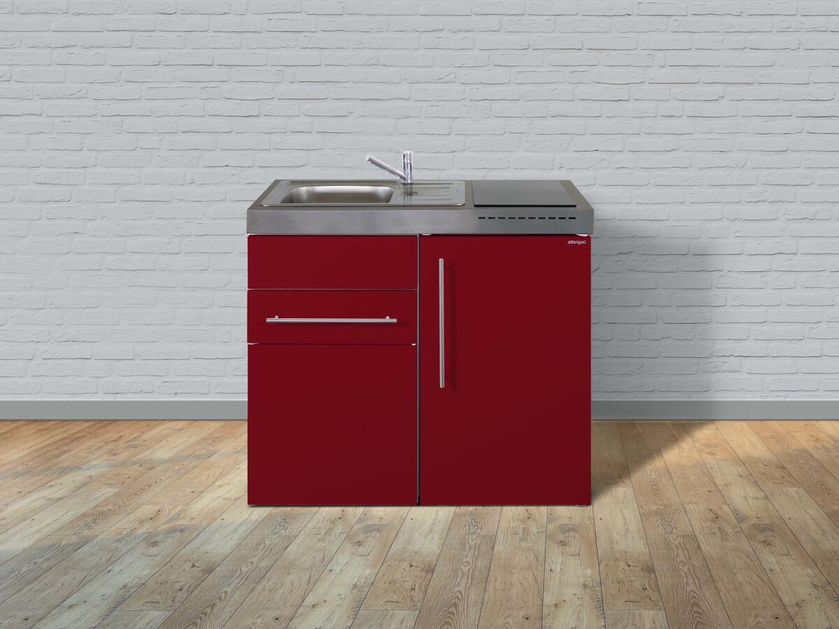Stengel MP 100 S Miniküche, 100cm breit, Kühlschrank mit Gefrierfach ...