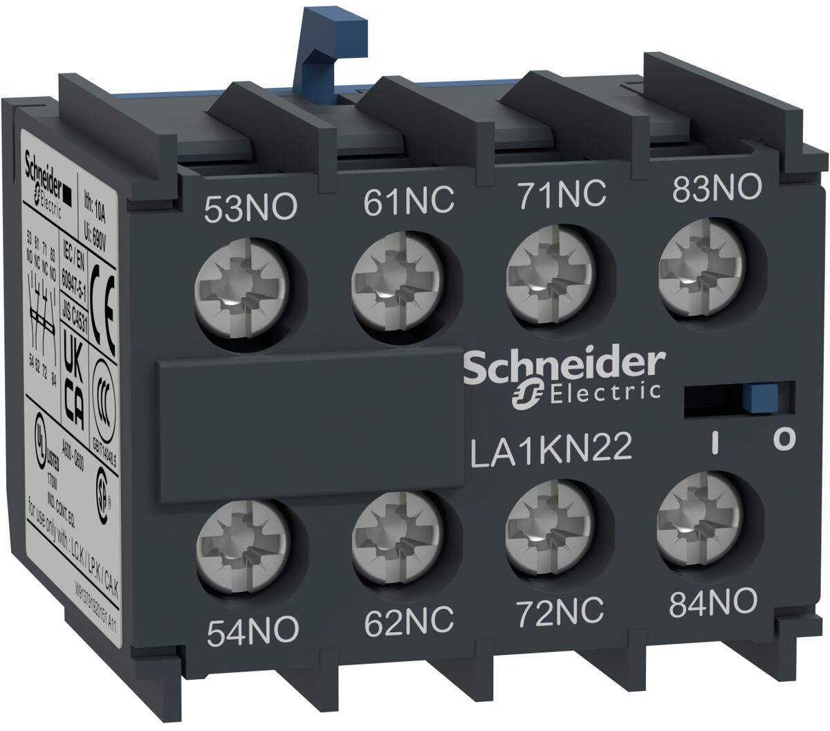 Schneider Electric TeSys K Hilfsschalterblock 2S+2Ö mit Schraubklemmen ...