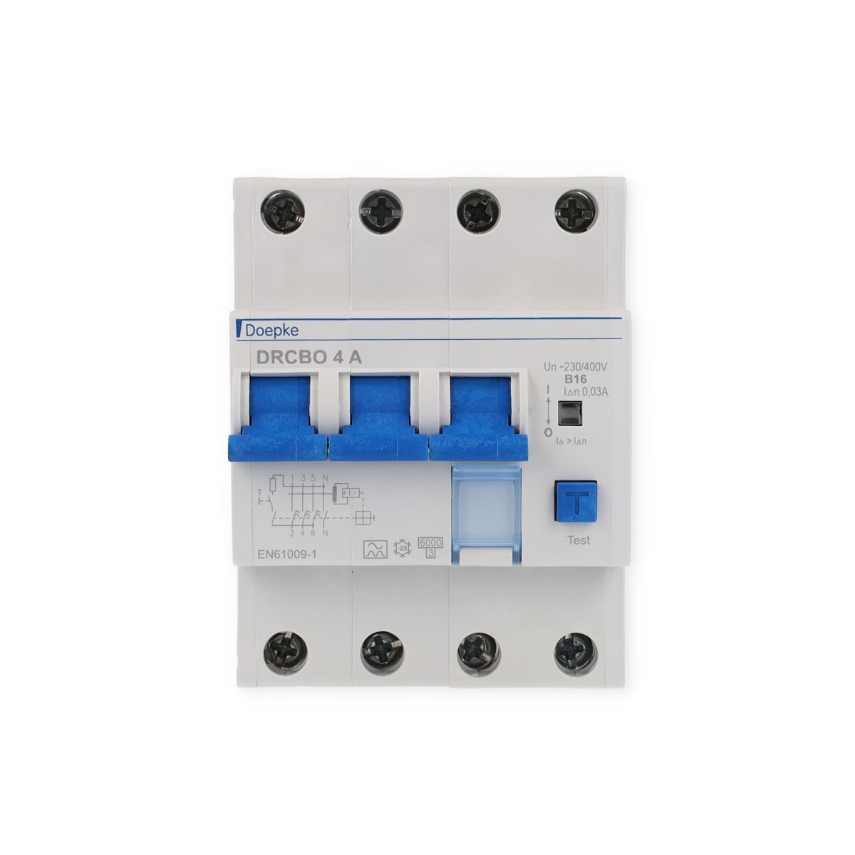 Doepke DRCBO 4 FI/LS-Kombination, 16A, 4-polig, B-Charakteristik, Typ A (09945104) Elektroshop ...