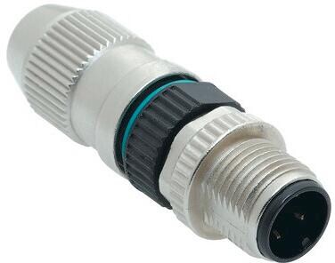 Harting RSV Harax M12-S Kabelsteckverbinder, 4polig, Stift (21031111405) Elektroshop Wagner