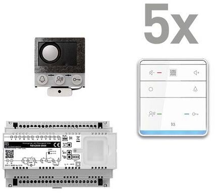 TCS PAIF050/005 audio:pack PRO Einbau für 5 Wohneinheiten, mit ...