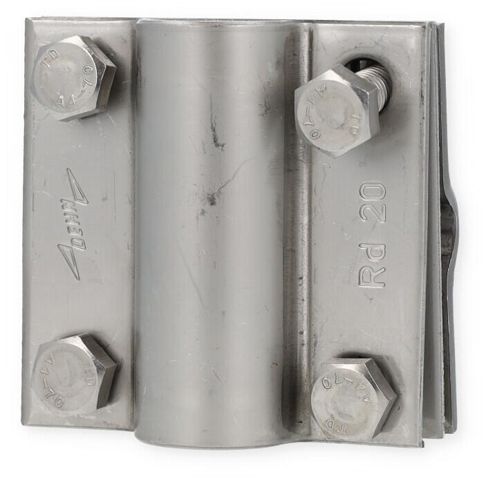 Dehn Anschlussklemme Für Tiefenerder Ø20 mm AK TE 20 7.10 FL40 V4A ...