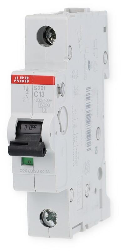 ABB S201-C13 Sicherungsautomat 6kA, 13A, 1-Polig (2CDS251001R0134) Elektroshop Wagner