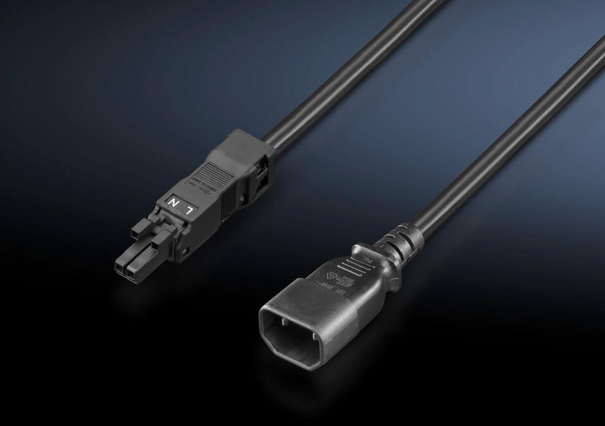 Rittal DK Netzkabel mit IEC C18 (7859020) Elektroshop Wagner