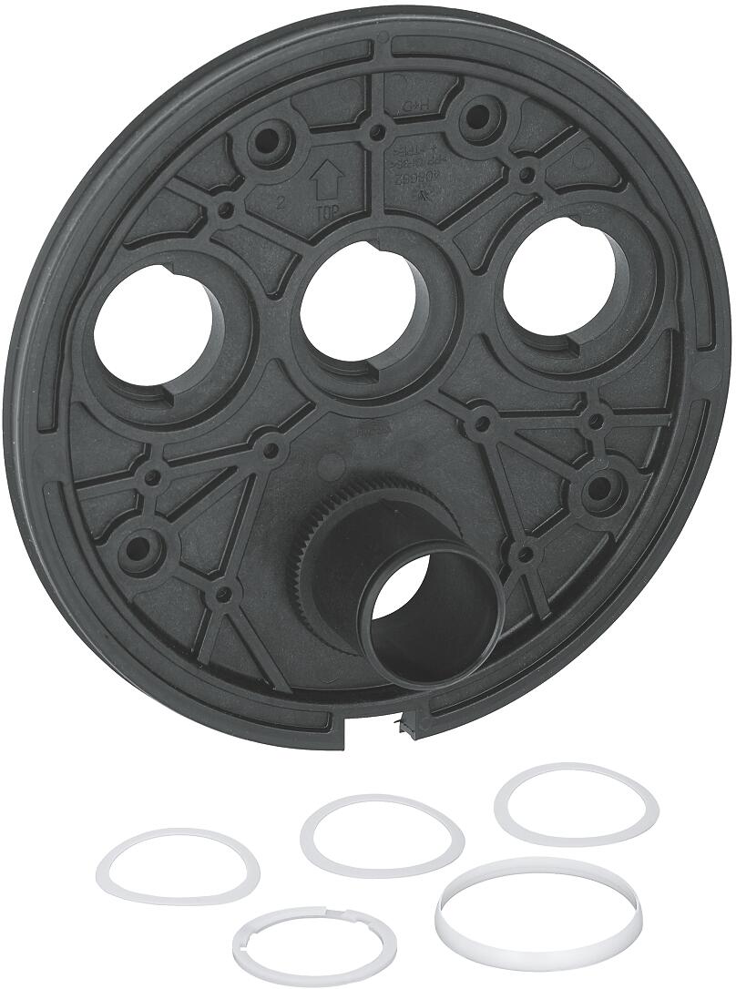 GROHE SmartControl Montageplatte, Unterputz, inklusive Gleitringen und ...