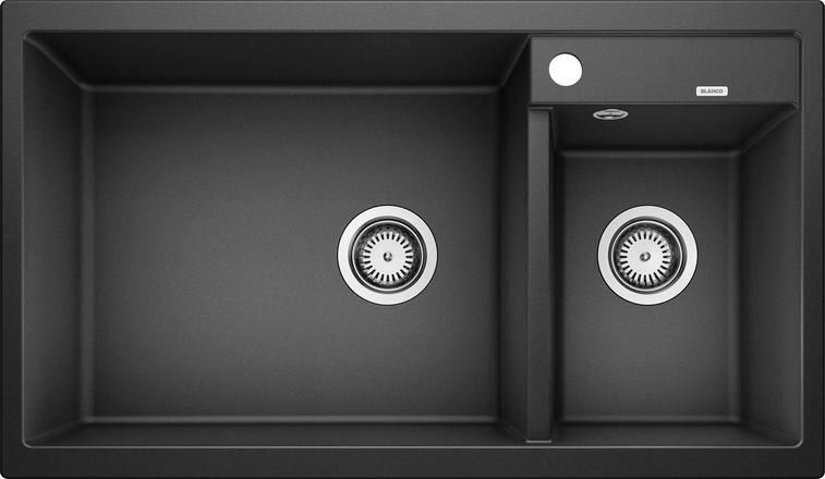 Blanco Metra 9 Granitspüle ohne Ablauffernbedienung, Hauptbecken links ...