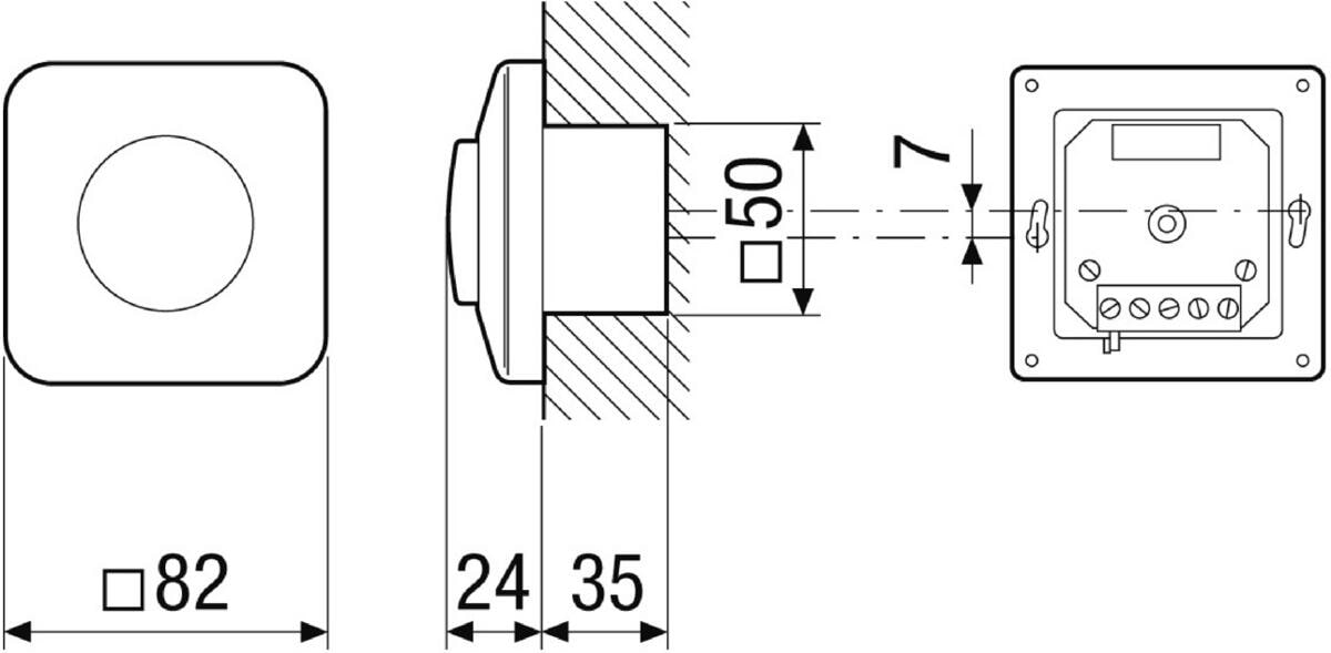 Maico STX 2,5 Drehzahlsteller für AP- o.UP-Installation, max.2,5A 0157. ...