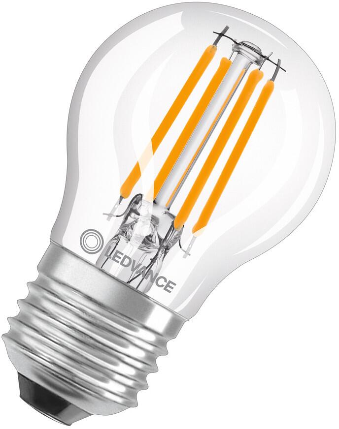 LEDVANCE LED CLASSIC P P 5.5W 827 FIL CL E27, 806lm, warmweiß ...