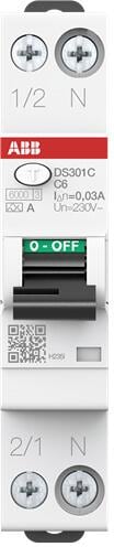 ABB DS301CA-B10/0,03 FI/LS-Schalter 6kA, Typ A (2CSR255163R1105) Elektroshop Wagner