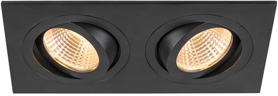 SLV NEW TRIA 155 Deckeneinbauleuchte, zweiflammig, 38°, schwenkbar ...