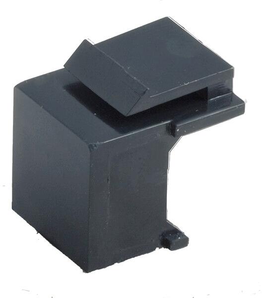 Bachmann Steckplatzabdeckung, 1-fach, schwarz (917.057) Elektroshop Wagner