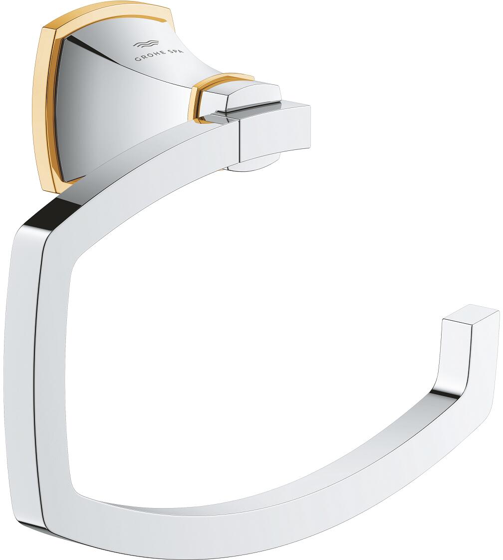 GROHE Grandera WC-Papierhalter, ohne Deckel, chrom/gold (40908IG0 ...
