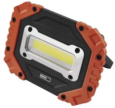 EMOS COB LED Arbeitsleuchte, 700 lm, 4x AA, schwarz-orange Elektroshop ...