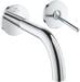 GROHE Atrio 2-Loch-Waschtischbatterie, Wandmontage, Fertigmontageset ...