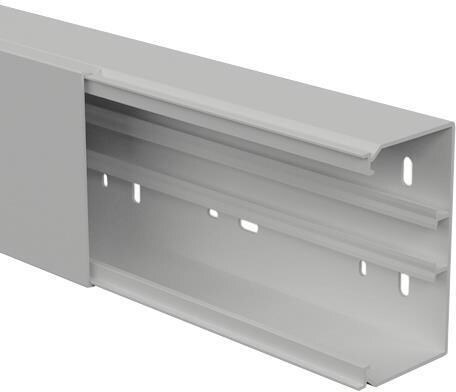 GGK 4460 Leitungsführungskanal FB 60x110-7035, PVC, mit Bodenlochung ...