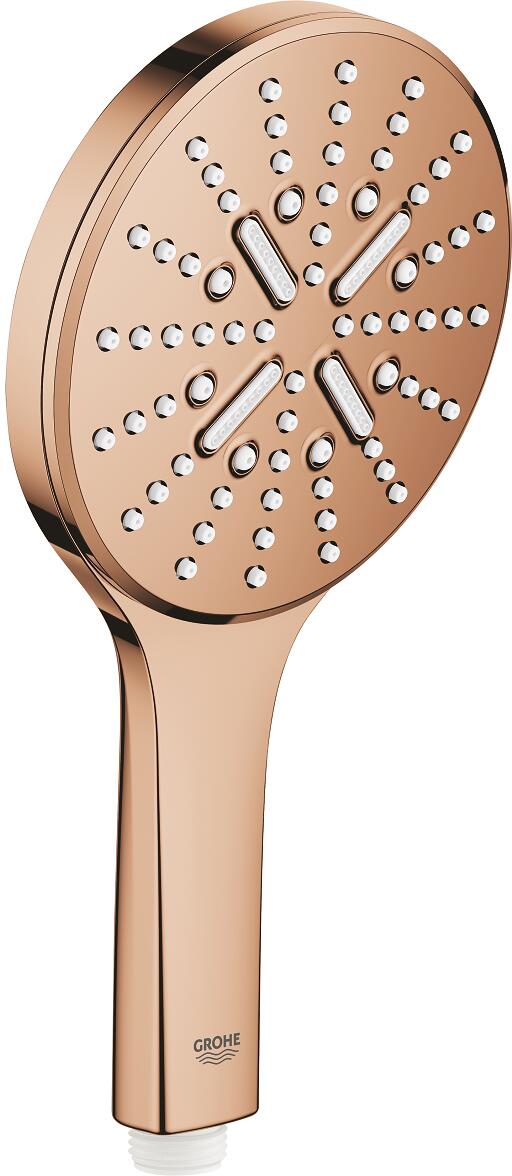 GROHE Rainshower Smartactive 130 Handbrause, 3 Strahlarten ...