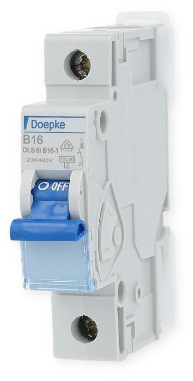 Doepke DLS 6i B16-1 Leitungsschutzschalter 10kA, 1-Polig, B ...