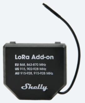 Shelly LoRa Add-on Schnittstelle, schwarz Elektroshop Wagner