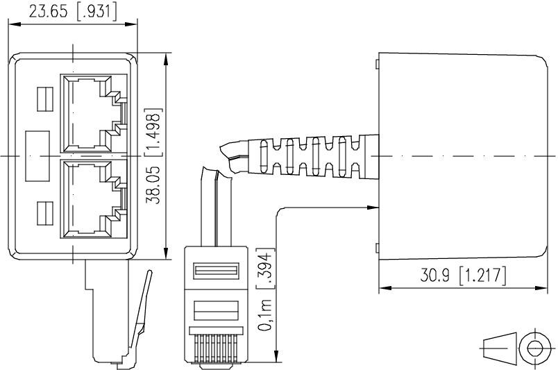 Metz Connect 130607440101-E UAE-Adapter mit Verlängerung WE 8 - WE 8/WE ...
