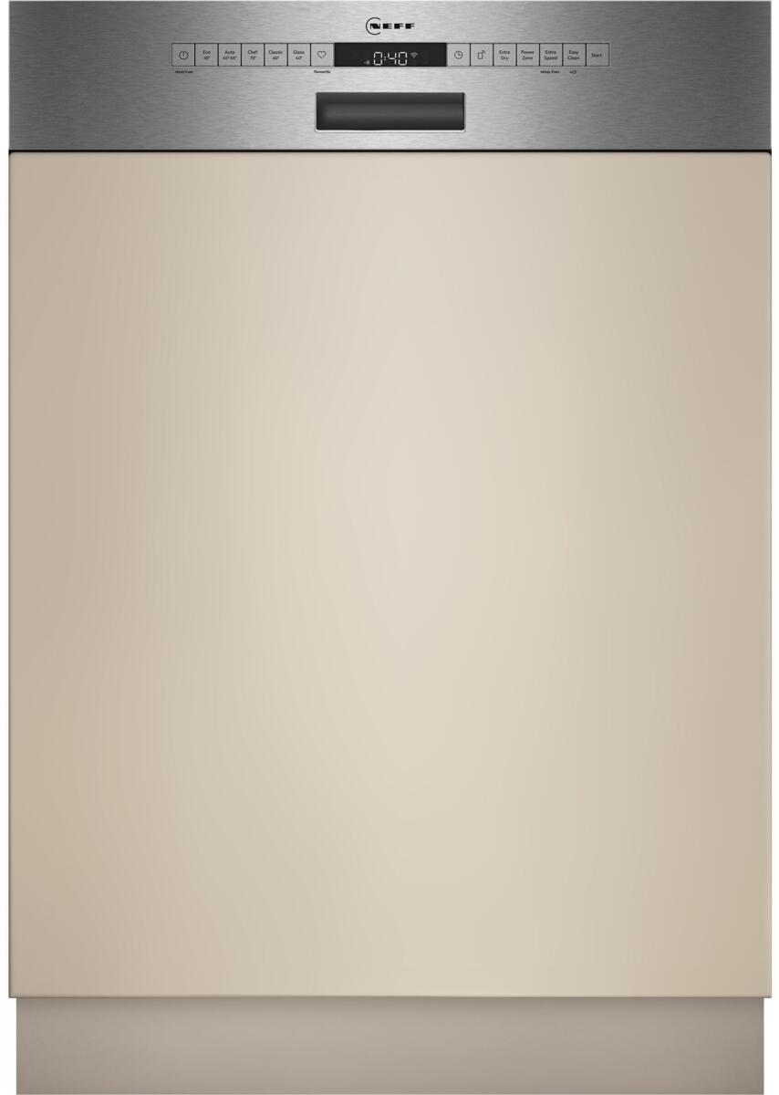 Neff S145ECS00E N 50 Teilintegrierter Geschirrspüler, 60 cm breit, 14 ...