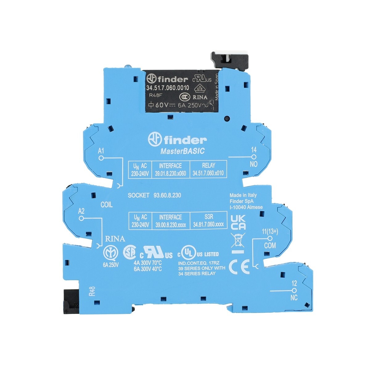 Finder 39.01.8.230.0060 EMR-Koppelrelais-Master, 1 Wechsler Elektroshop ...