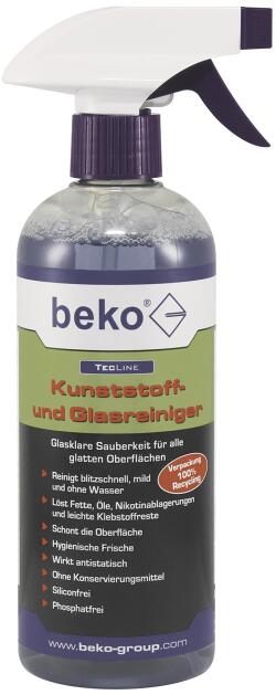 beko TecLine Kunststoff- und Glasreiniger, 500ml (299350500 ...