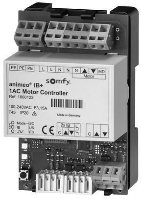 Somfy animeo IB+ 1 AC Motor Controller - Steuergerät für 230 V Antriebe ...