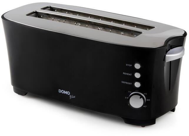 DOMO DO961T Toaster,für 4 Toasts, 7 Leistungsstufen, schwarz ...