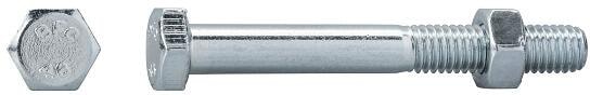 Joseph Dresselhaus 000900155680 Sechskantschraube, mit Schaft, verzinkt ...