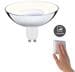 Paulmann LED Reflektor 3-Step-Dim GU10 230V 360lm 4,9W 3000K, dimmbar, silber/weiß (28792 ...